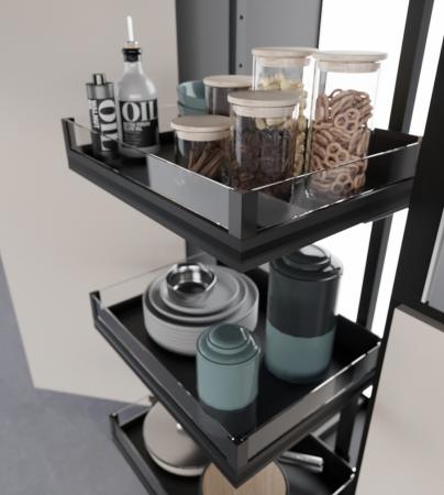 INOXA pull out system kitchen Made in Italy - Design and production of ...