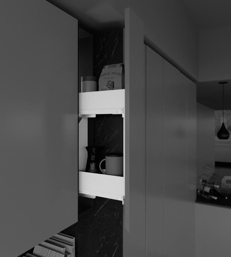 INOXA pull out system kitchen Made in Italy - Design and production of ...